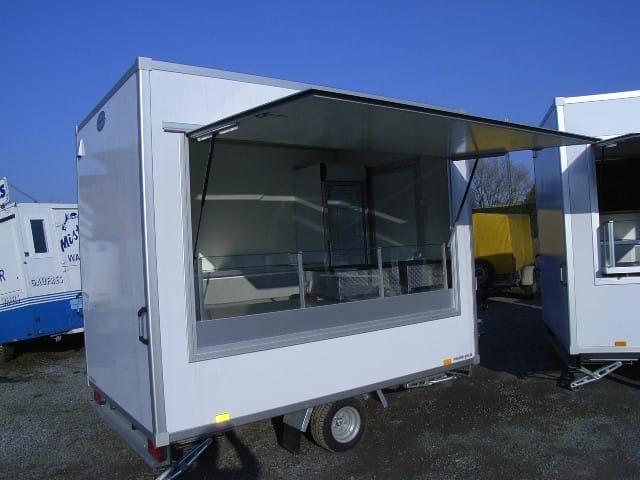 Snackwagen Hamburgerwagen, Hot-Dogwagen 3m - Edma Industrie nv