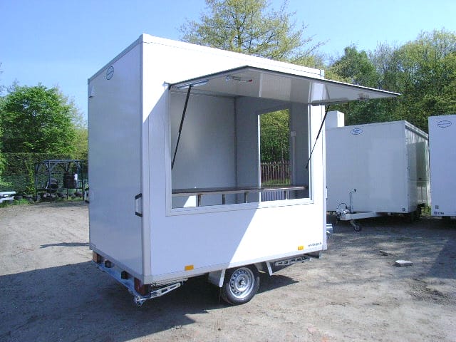 Volledig ingerichte snackwagen (2,5 m) Gereserveerd - Edma Industrie nv